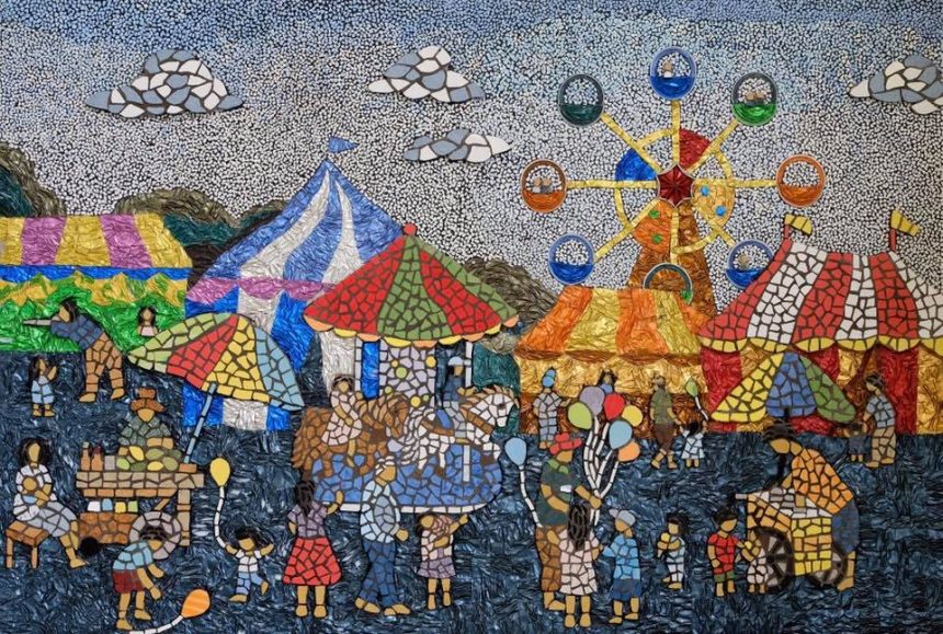 Used Nespresso coffee capsules become fine art at the hands of NVC ...