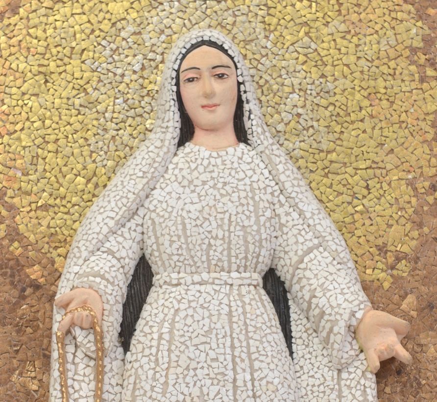 Mary Mediatrix of Grace Eggshell Mosaic - NVC Foundation - A Philippine ...
