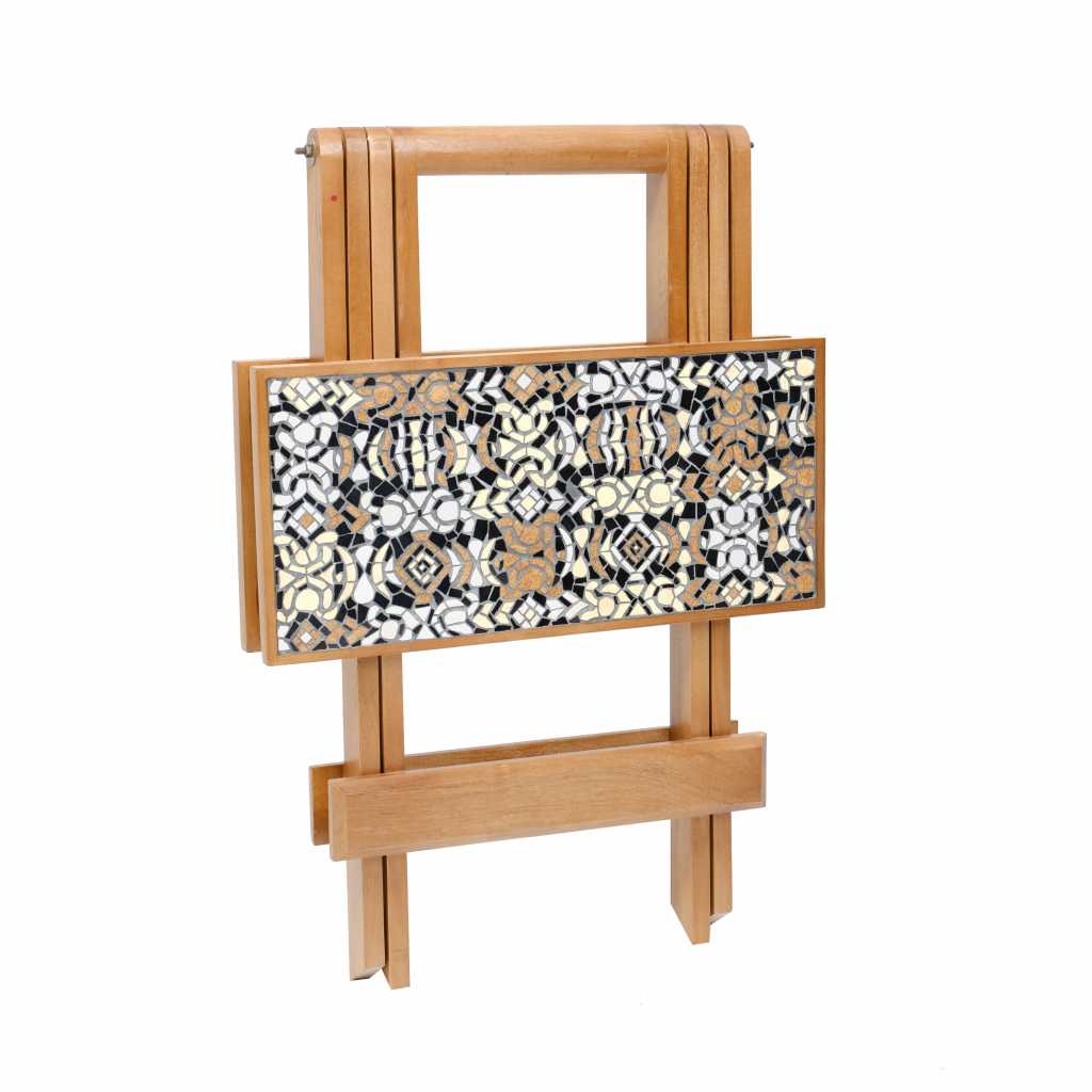 Datu Mosaic Folding Table - Square - NVC Foundation - A Philippine Charity