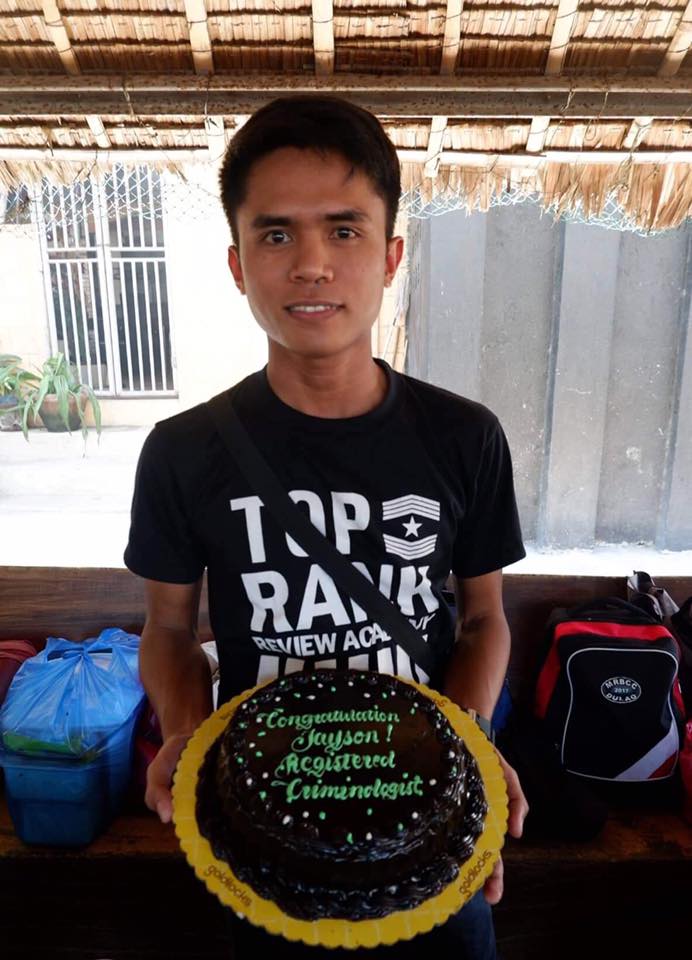 Artisan Jayson is now a registered criminologist! - NVC Foundation - A ...