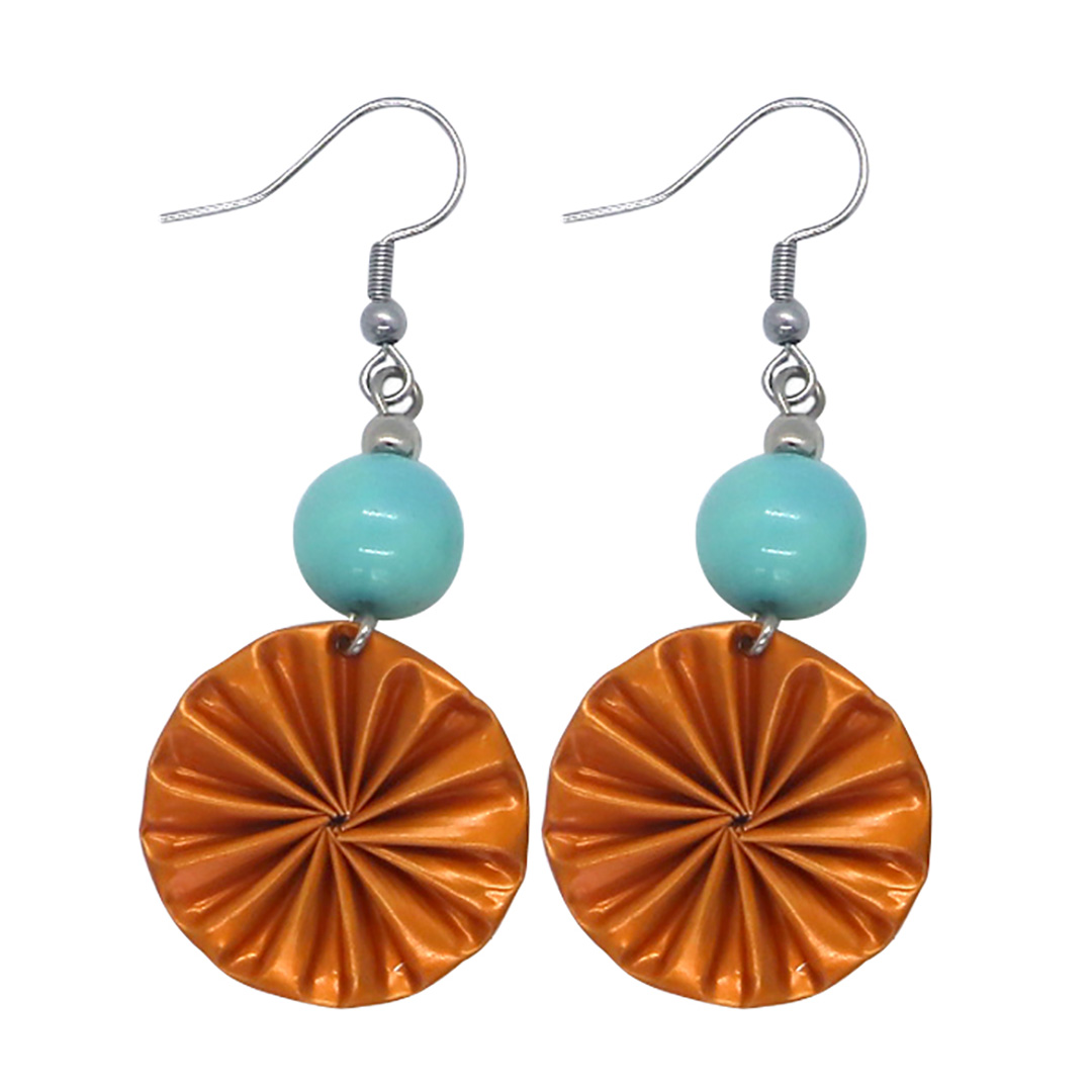 Upcycled Earrings - 72E - NVC Foundation - A Philippine Charity