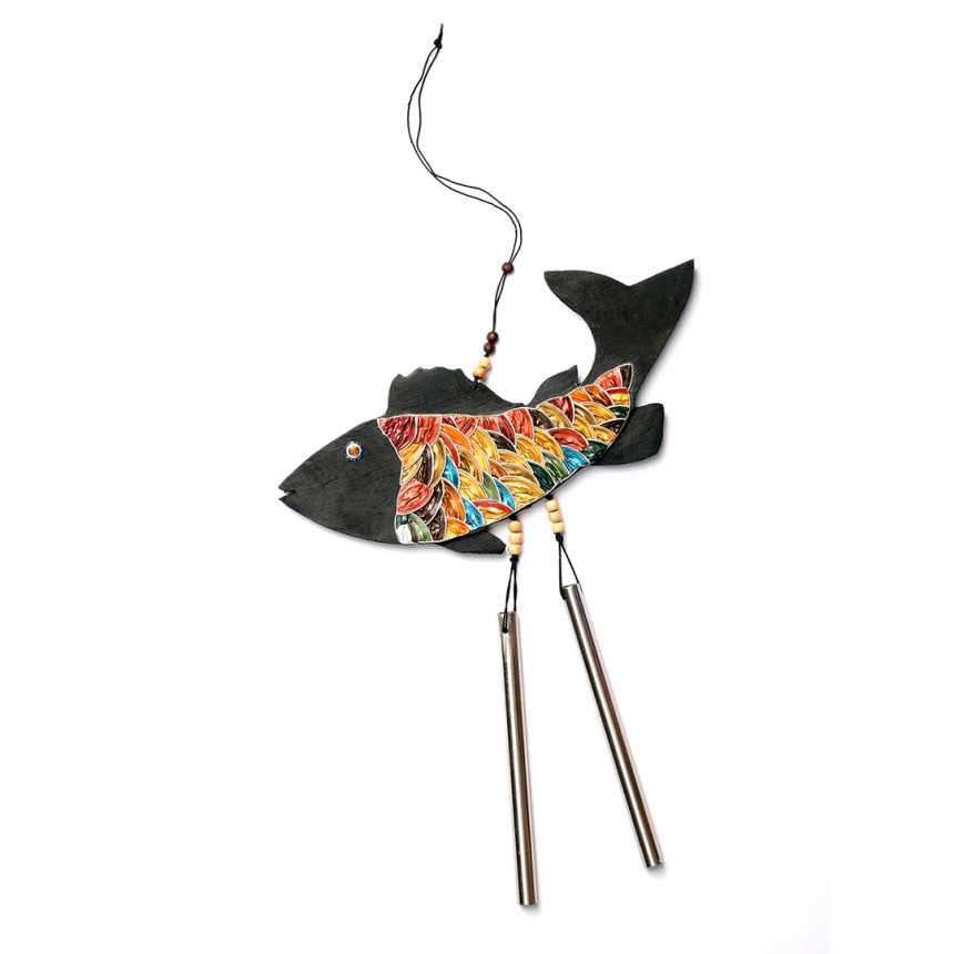 Fish Wind Chimes - Multicolor - NVC Foundation - A Philippine Charity