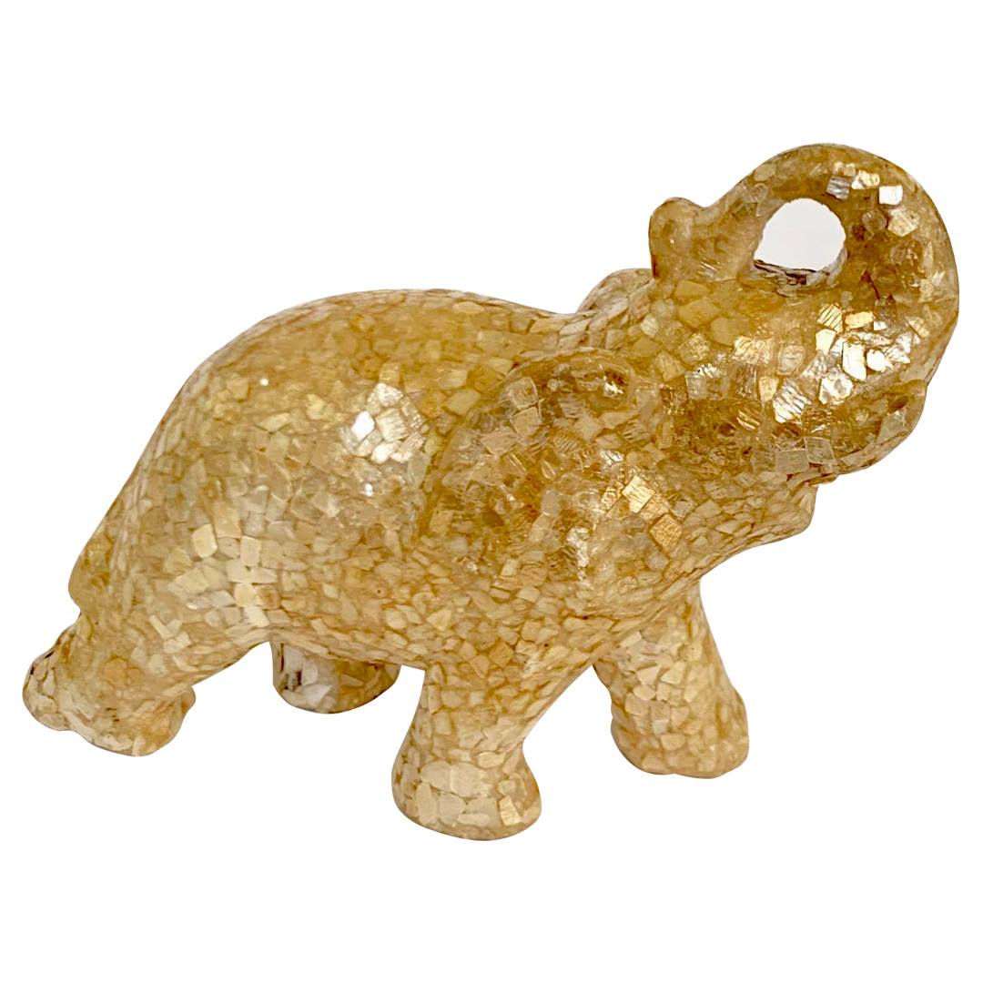 Decorative Mosaic Elephant - Capiz Shell - NVC Foundation - A ...