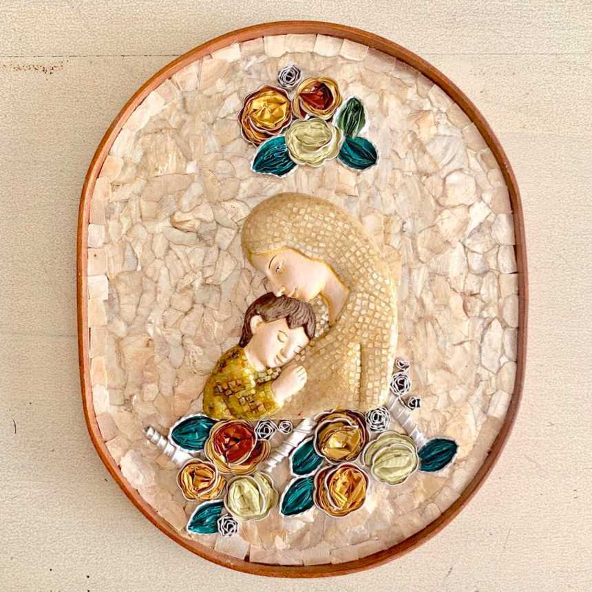 Mother and Child Mosaic - Oblong (E) - NVC Foundation - A Philippine ...