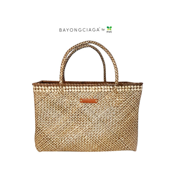 Bayongciaga - Triple Weave Box Bag - NVC Foundation - A Philippine Charity