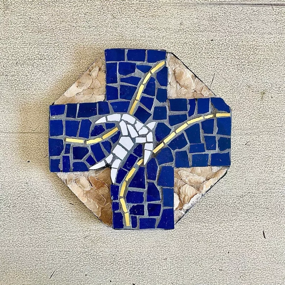 Octagon Mosaic Cross F - NVC Foundation - A Philippine Charity