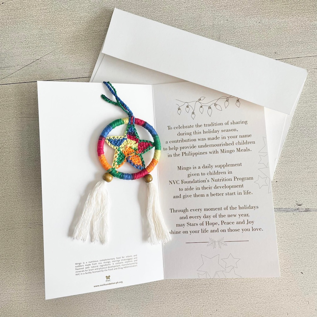 Star of Hope Mingo Gift Card - B1 - NVC Foundation - A Philippine Charity