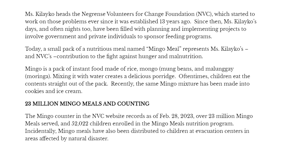 Manila Bulletin: Millie Kilayko: Choosing to Work on Solutions to ...