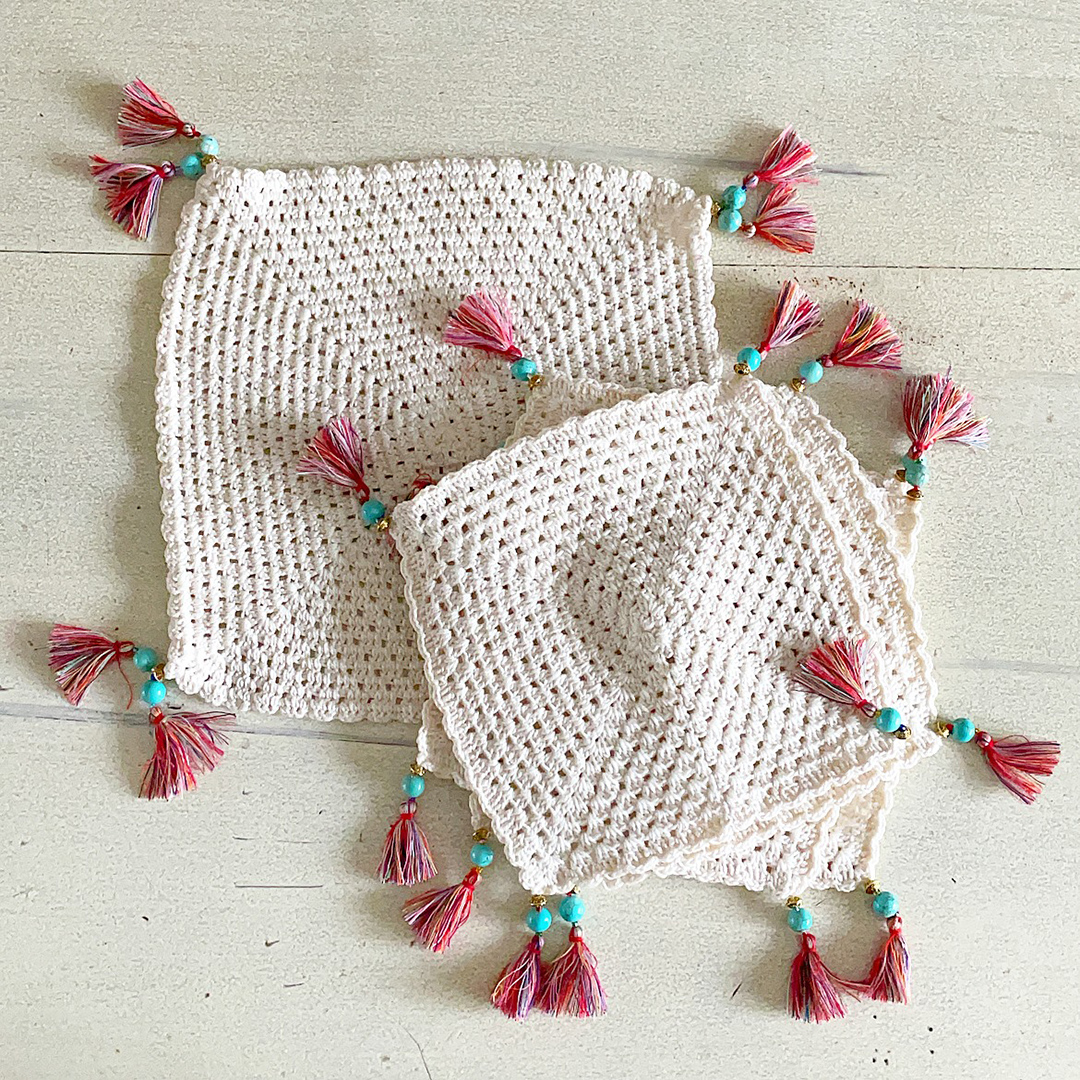 Crochet Pitcher and Glass Covers - Set B - NVC Foundation - A ...