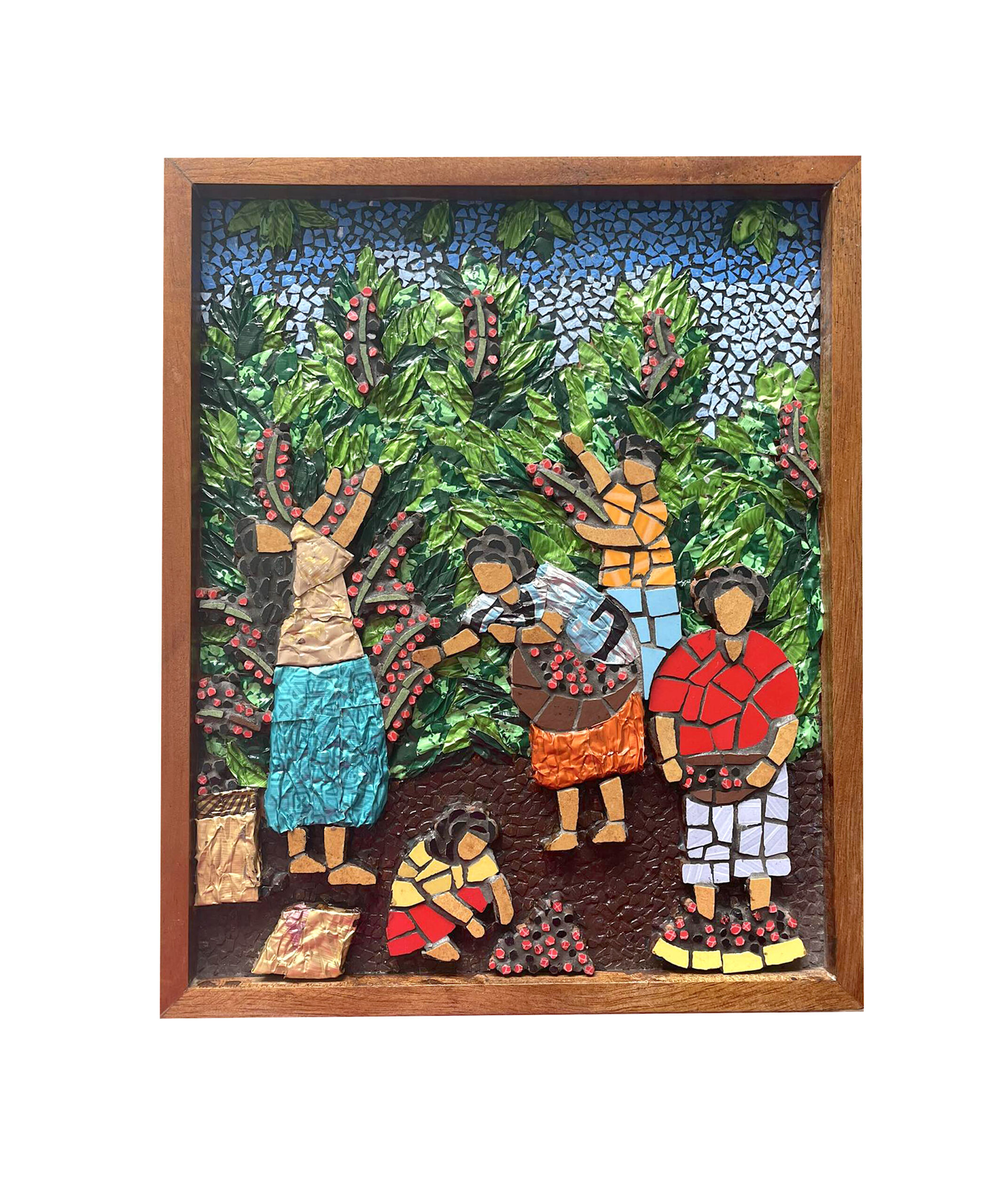 "Coffee Farming" Mosaic Artwork - NVC Foundation - A Philippine Charity